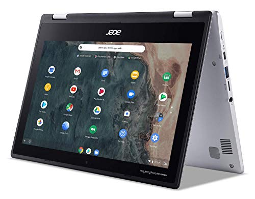 Acer Chromebook Spin 311 CP311-2H-C3KA Convertible Laptop, Intel Celeron N4000, 11.6" HD Touchscreen, 4GB LPDDR4, 64GB eMMC, Gigabit WiFi, Bluetooth 5.0 (Renewed)