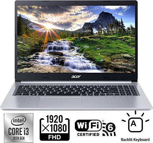 Newest Acer Aspire 5 15.6" FHD Laptop, Intel Dual Core i3 CPU, 8GB DDR4 RAM, 256GB PCIe SSD, WiFi 6, Windows 10 with GalliumPi Accessories