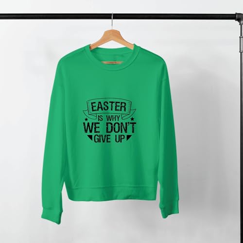 Easter Gift for Those Who Persevere Encouragement for Difficult Times Grey White Muticolor Unisex Sweatshirt