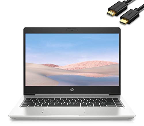 2020 HP ProBook 440 G7 14" FHD Business Laptop (Intel Quad-Core i5-10210U(Beat i7-8550U), 16GB DDR4 RAM, 512GB SSD) Backlit, HD Webcam, Type-C, HDMI, RJ-45, Windows 10 Pro + HDMI Cable (Renewed)