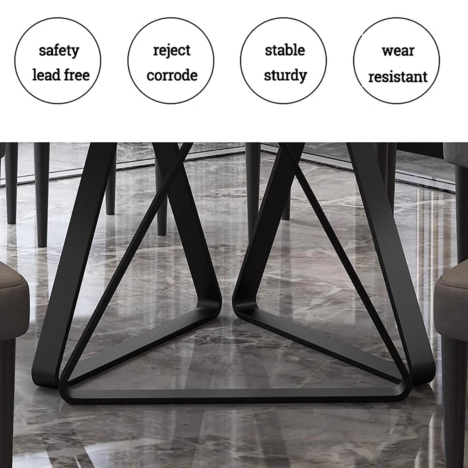 Marble Round Dining Table with Lazy Susan,Modern Kitchen & Dining Room Tables with Metal Base,Premium Circle Dining Table Pedestal Dining-Table Only(70.8" L x 70.8" W x 29.5" H, White & Golden)