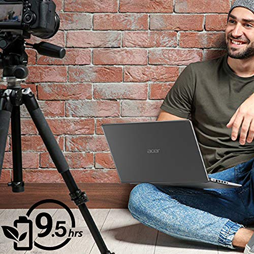 Acer Aspire 5 Slim Laptop, 15.6" Full HD IPS Display, 10th Gen Intel Core i3-10110U, 4GB DDR4, 128GB PCIe NVMe SSD, Intel Wi-Fi 6 AX201 802.11ax, Backlit KB, Windows 10 in S mode, A515-54-37U3,Black
