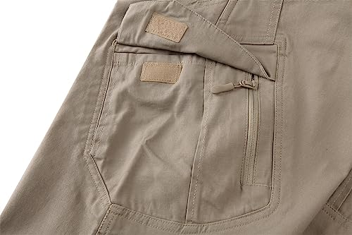 Tactical Pants Mens Multi Pockets Cargo Pants Military Combat Cotton Pant Hike Pants Dark Gray 4XL