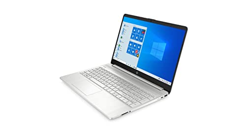 HP 15.6" FHD Touchscreen Laptop Computer, Intel Core i5 1035G1 (Beat i7-7500u), 12GB DDR4 RAM 256GB PCIe SSD WiFi Silver, Windows 10 Home, GOLDOXIS 32gb SD Card