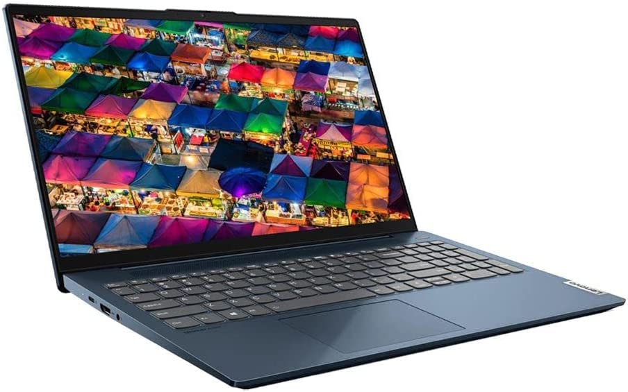 Lenovo Ideapad 5i 15.6" FHD (1920 x 1080) IPS Touch Fingerprint Reader Laptop, Intel Core i5-1135G7 Quad Core 11th Gen. up to 2.4 GHz, 8GB RAM,512GB SSD, Bluetooth, HDMI, Win 11 Home, Blue, EAT Cloth