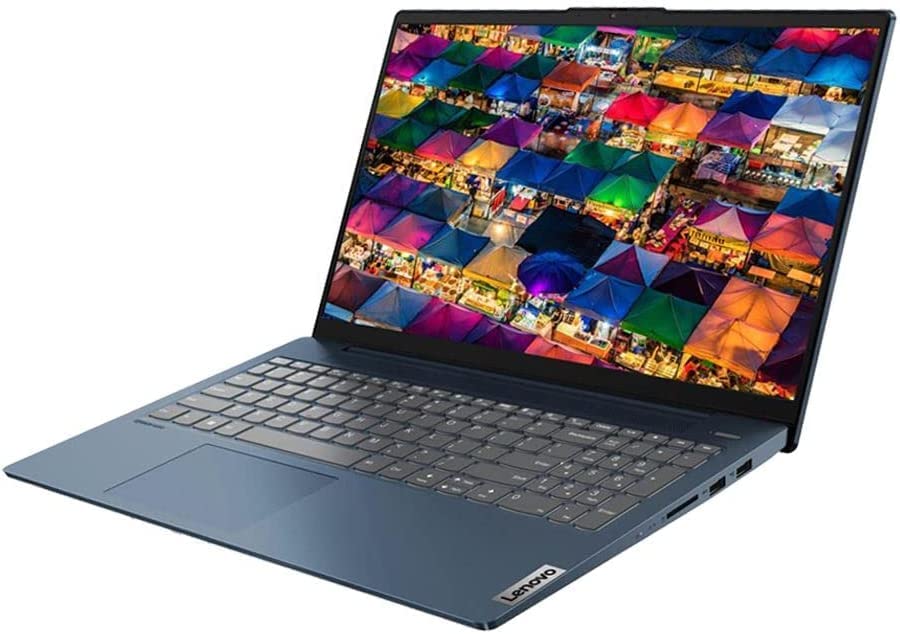 Lenovo Ideapad 5i 15.6" FHD (1920 x 1080) IPS Touch Fingerprint Reader Laptop, Intel Core i5-1135G7 Quad Core 11th Gen. up to 2.4 GHz, 8GB RAM,512GB SSD, Bluetooth, HDMI, Win 11 Home, Blue, EAT Cloth