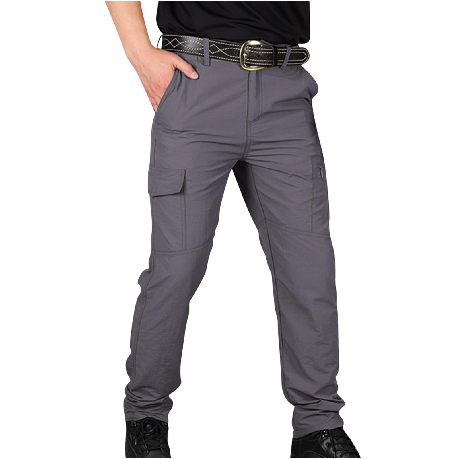 VALSEEL Men's Waterproof Cargo Pants Outdoor Tactical Pant Lightweight Military Combat Work Hiking Pants Sport Trousers Mens Workout Pants Tall Pantalones Para Hombre