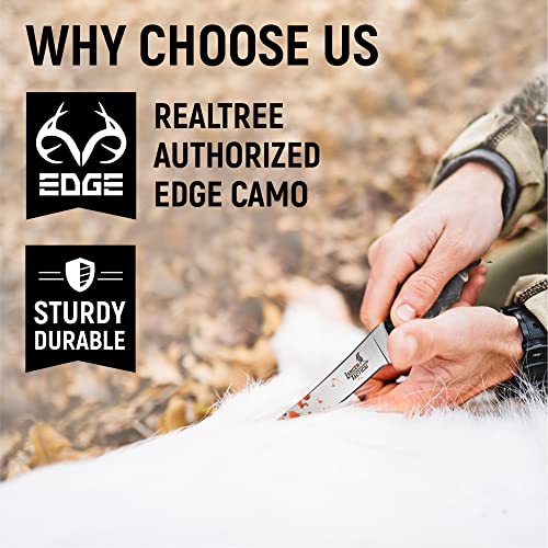 LANCERGEAR Field Dressing Kit Hunting Knife Set, Portable Hunting Accessories for Men, Hunting Stuff, Hunters, for Hunting, Survival, Fishing, Camping