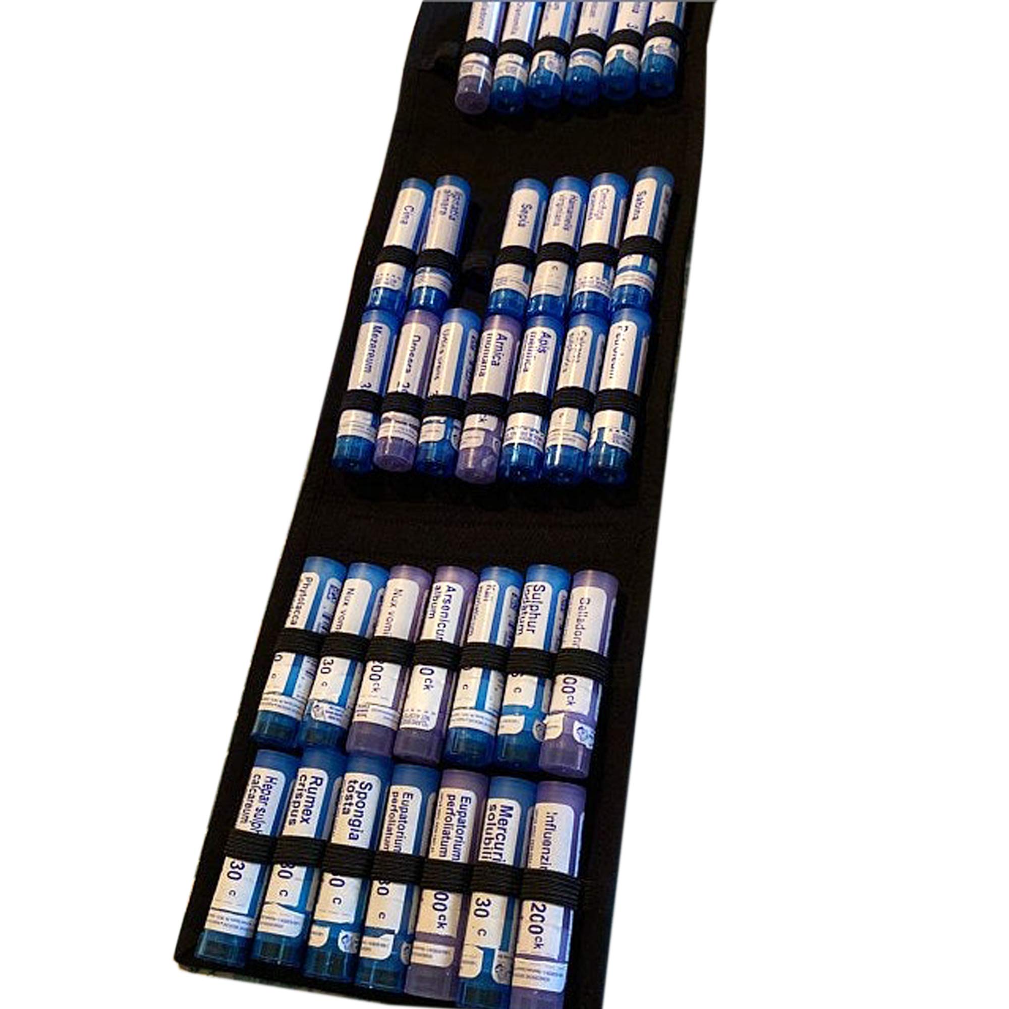 Foldable Homeopathy Storage Case Box Kit Pouch for Homeopathy 42 Tubes