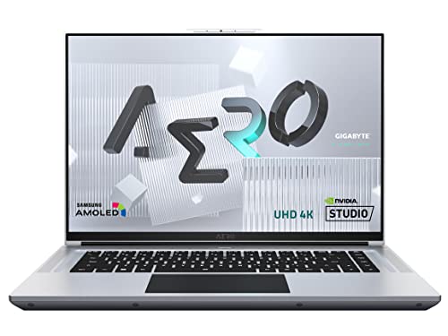 GIGABYTE AERO 16 YE5: 16" 4K/UHD+ Samsung AMOLED, Intel Core i9-12900H, NVIDIA GeForce RTX 3080 Ti Laptop GPU 16GB GDDR6, 32GB DDR5 RAM, 2TB SSD, Win11 Pro (AERO 16 YE5-A4US948HP)