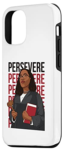 iPhone 12/12 Pro Persevere Ketanji Brown Jackson Liberal Feminist Costume KBJ Case