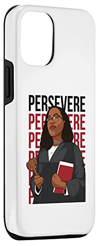iPhone 12/12 Pro Persevere Ketanji Brown Jackson Liberal Feminist Costume KBJ Case