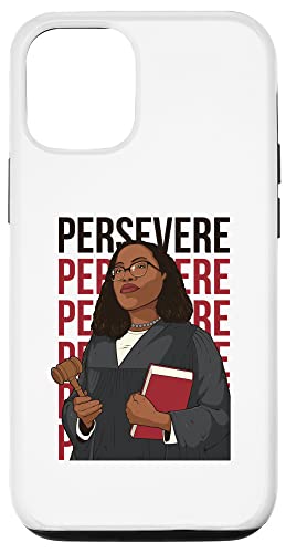 iPhone 12/12 Pro Persevere Ketanji Brown Jackson Liberal Feminist Costume KBJ Case