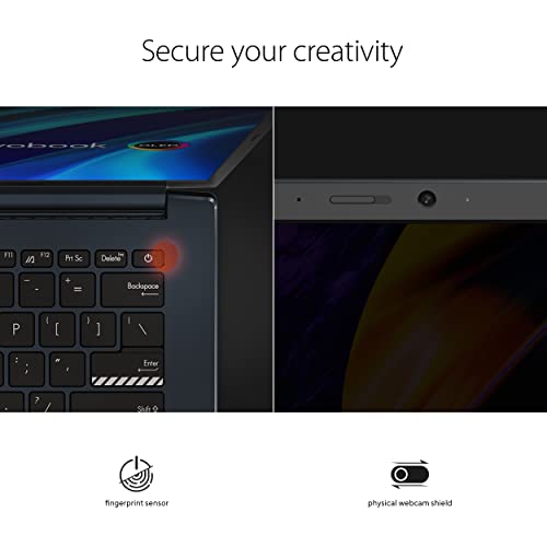 ASUS VivoBook Pro 14 OLED Laptop, 14” 2.8K OLED Display, AMD Ryzen 7 6800H Mobile CPU, NVIDIA GeForce RTX 3050 GPU, 16GB RAM, 1TB SSD, Windows 11 Home, Quiet Blue, M6400RC-EB74