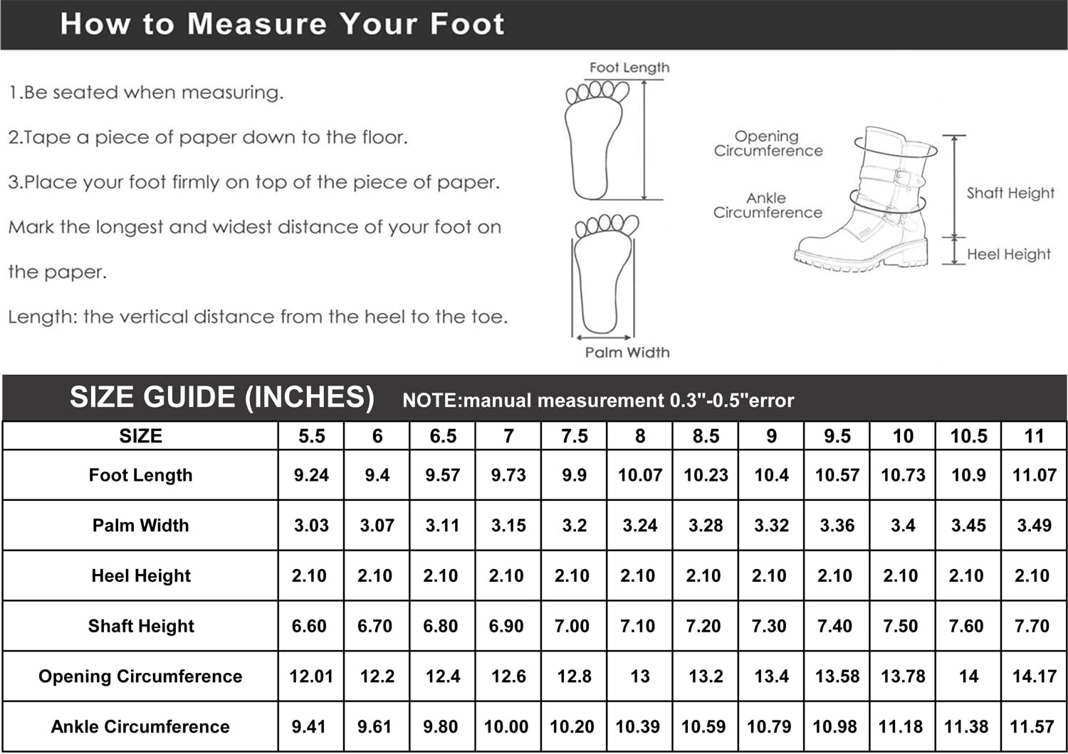 GLOBALWIN Lace up Mid Calf Motorcycle Fashion Festival Boots Combat Riding Military Boots for Women Grey Size 8