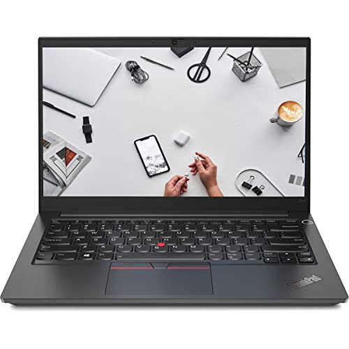 Lenovo ThinkPad E14 Gen3 Business Laptop, 14" Full HD Screen, AMD Ryzen 7 5700U Processor, 16GB RAM, 512GB SSD, Backlit Keyboard, Wi-Fi 6, Fingerprint Reader, Windows 11 Pro, Black