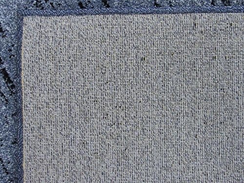 Unique Loom Del Mar Collection Area Rug-Transitional Inspired with Modern Contemporary Design, Rectangular 9' 0" x 12' 2", Blue/Navy Blue