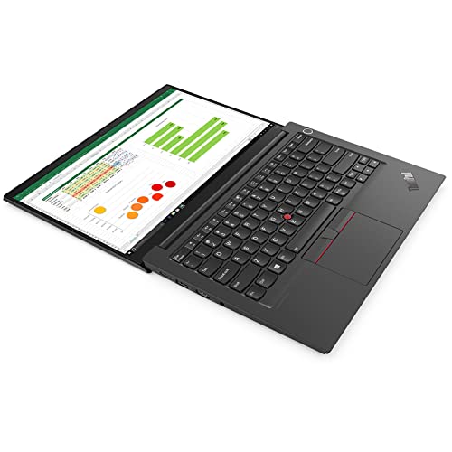Lenovo ThinkPad E14 Gen3 Business Laptop, 14" Full HD Screen, AMD Ryzen 7 5700U Processor, 16GB RAM, 512GB SSD, Backlit Keyboard, Wi-Fi 6, Fingerprint Reader, Windows 11 Pro, Black