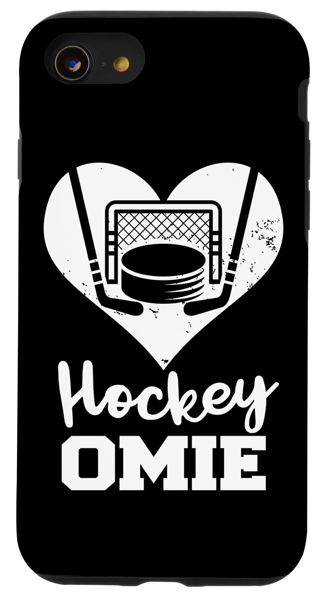 iPhone SE (2020) / 7 / 8 Hockey Omie Funny Hockey Heart Grandma Omie Case