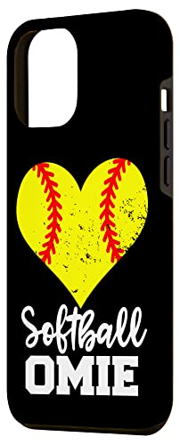 iPhone 12 Pro Max Softball Omie Funny Softball Heart Grandma Omie Case