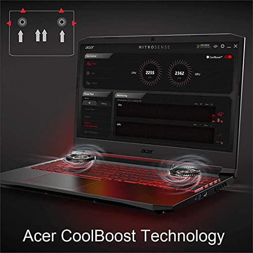 2022 Acer Nitro 5 15.6'' FHD 144Hz Gaming Notebook, Intel Core i5-10300H Processor, NVIDIA GeForce GTX 1650, WiFi 6, DTS X Ultra Audio, Backlit Keyboard, Win 10 Home (16GB RAM | 1TB SSD), Black