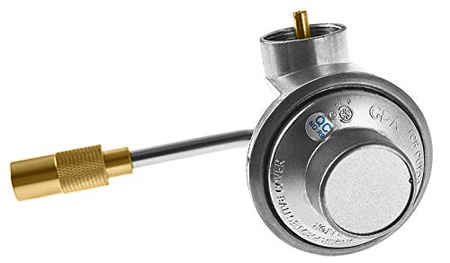 6FT Propane Adapter Hose, 1lb to 20lb Converter with Gas Regulator for Blackstone 17", 22" Tabletop Griddle, Pit Boss PB336GS 2 Burner Table top Gas Griddle and Dash Griddles