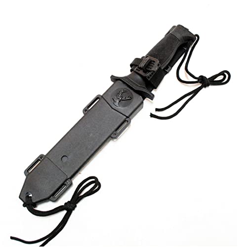 12" Tactical Bowie Survival Hunting Knife w/ Sheath Military Combat Fixed Blade