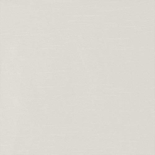 Madison Park Emilia Faux Silk Single Curtain with Privacy Lining, DIY Twist Tab Top, Window Drape for Living Room, Bedroom and Dorm, 50x84, White