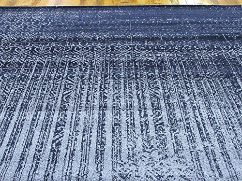 Unique Loom Del Mar Collection Area Rug-Transitional Inspired with Modern Contemporary Design, Rectangular 9' 0" x 12' 2", Blue/Navy Blue