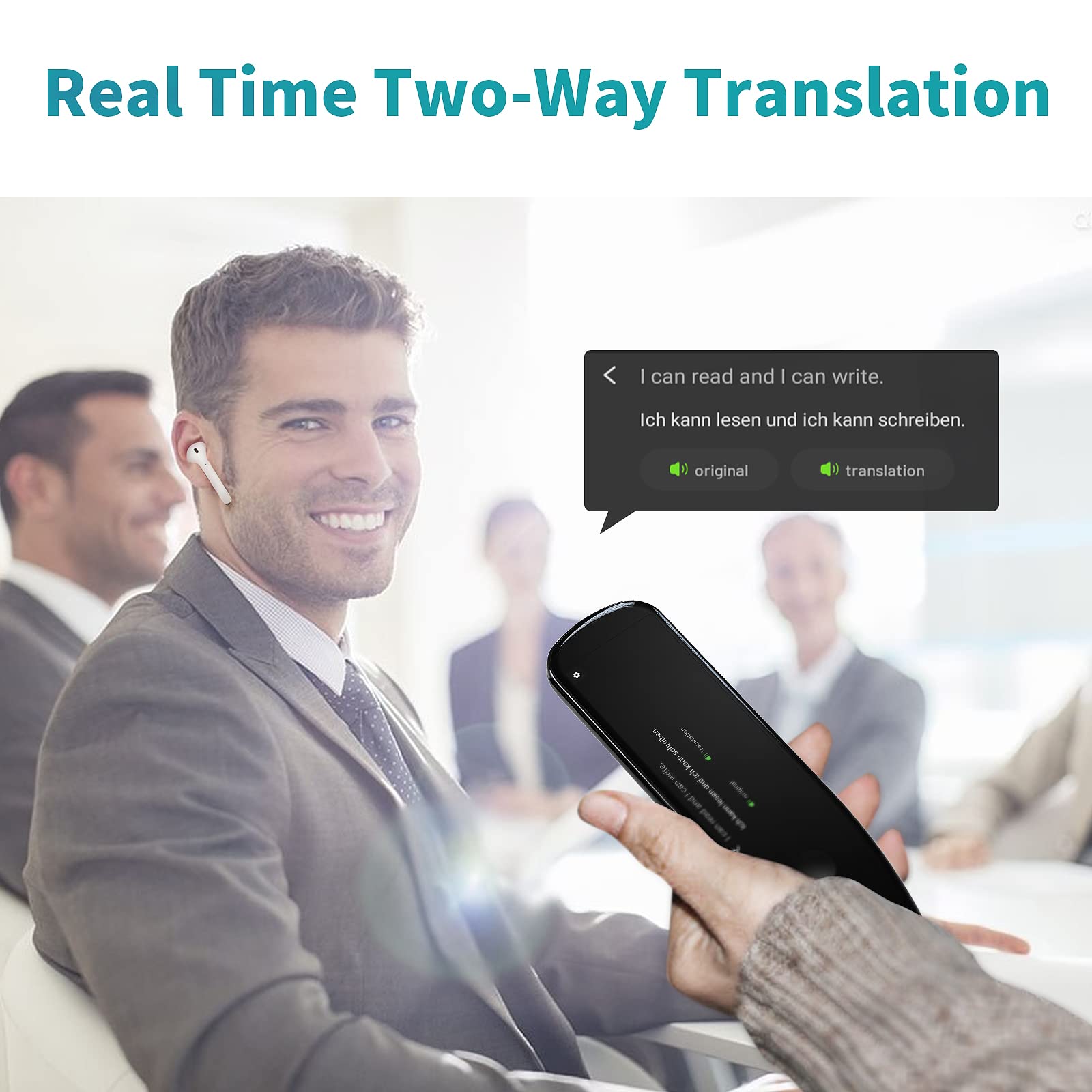 Adelagnes X5 Pro Reader Scanner Pen Dictionary Language Translator Device Voice Translator Support 112 Languages Real Time Text to Speech OCR/WiFi Translator Suitable for Meetings Travel Learning