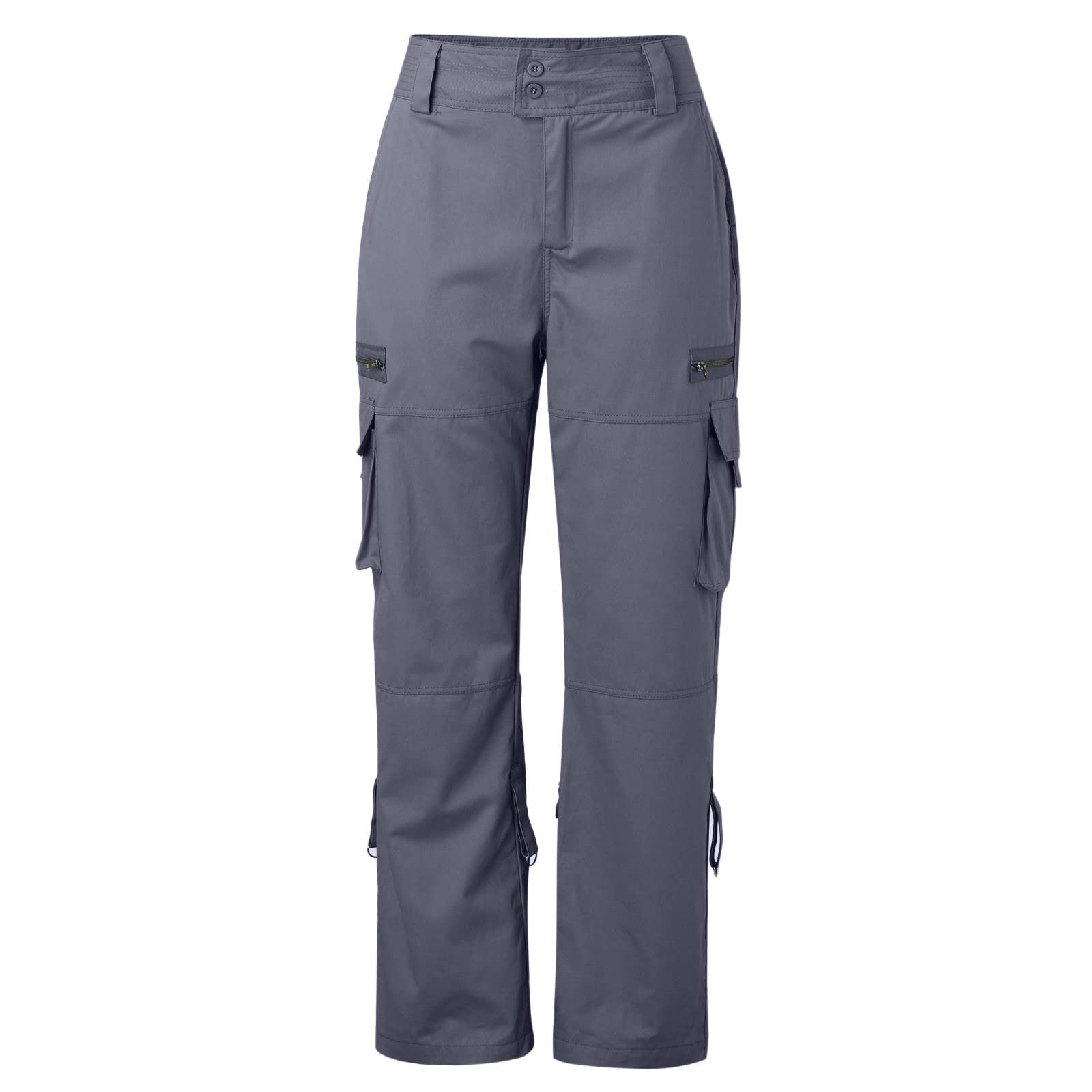 XUETON Men's Ripstop Tactical Work Pants Lightweight Stretchy Cargo Pants Relaxed Fit Military Combat Hiking Casual Slacks Trousers(Dark Gray,X-Large)