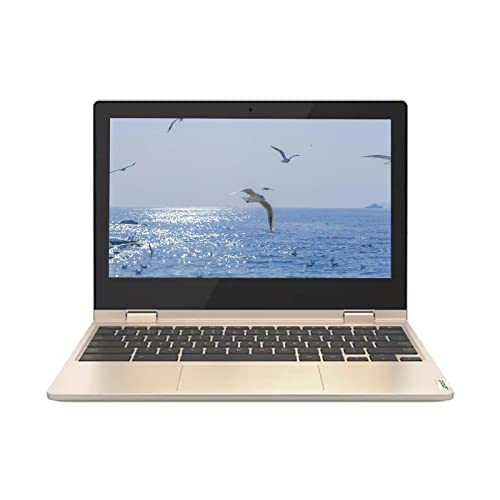 Lenovo Chromebook Flex 3 11.6" HD (1366 x 768) TouchScreen 2-in-1 Laptop, Intel Celeron N4020, 4GB DDR4, 64GB eMMC, Webcam, WiFi, Bluetooth, MicroSD Card Reader, Chrome Os, GCube 64GB Micro SD Card