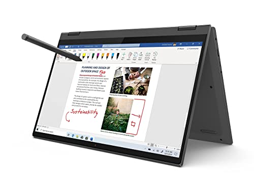 Lenovo Flex 5 14 Flagship 2-in-1 Business Laptop 14" FHD IPS Touchscreen AMD 4-Core Ryzen 3 4300U (> i7-10510U) 4GB DDR4 128GB SSD HDMI USB-C Dolby Win10 Pro Grey + 32GB Micro SD Card