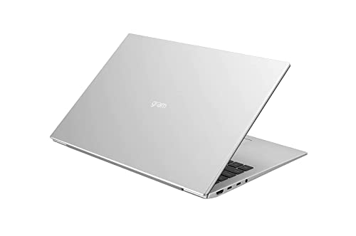 LG 2022 Gram 16" WQXGA IPS Ultralight Laptop Intel i7-1165G7 16GB LPDDR4 1TB NVMe SSD Iris Xe Graphics WiFi AX HDMI Thunderbolt 4 Webcam Backlit Full-Day Battery Silver Windows 10 Pro w/RE USB