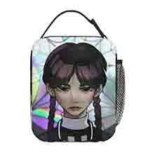 DRLAS Wednesday Insulated Lunch Bag for Men/Women Reusable Lunch box Cooler Tote Bag for Office Work Picnic Hiking