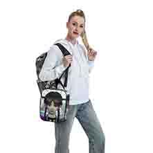 DRLAS Wednesday Insulated Lunch Bag for Men/Women Reusable Lunch box Cooler Tote Bag for Office Work Picnic Hiking
