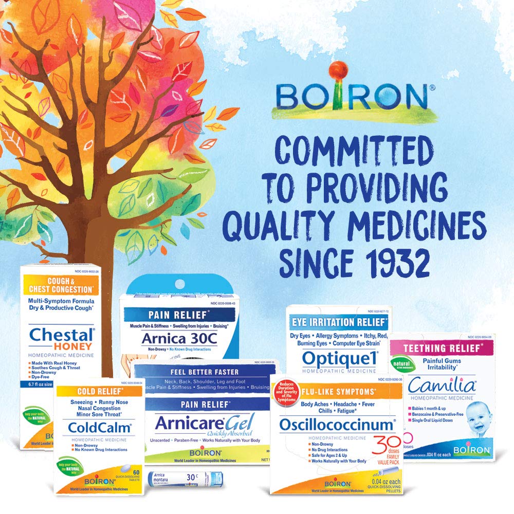Boiron Cina 30C Homeopathic Medicine for Nervousness, Irritability, & Sleeplessness in Children - 80 Pellets