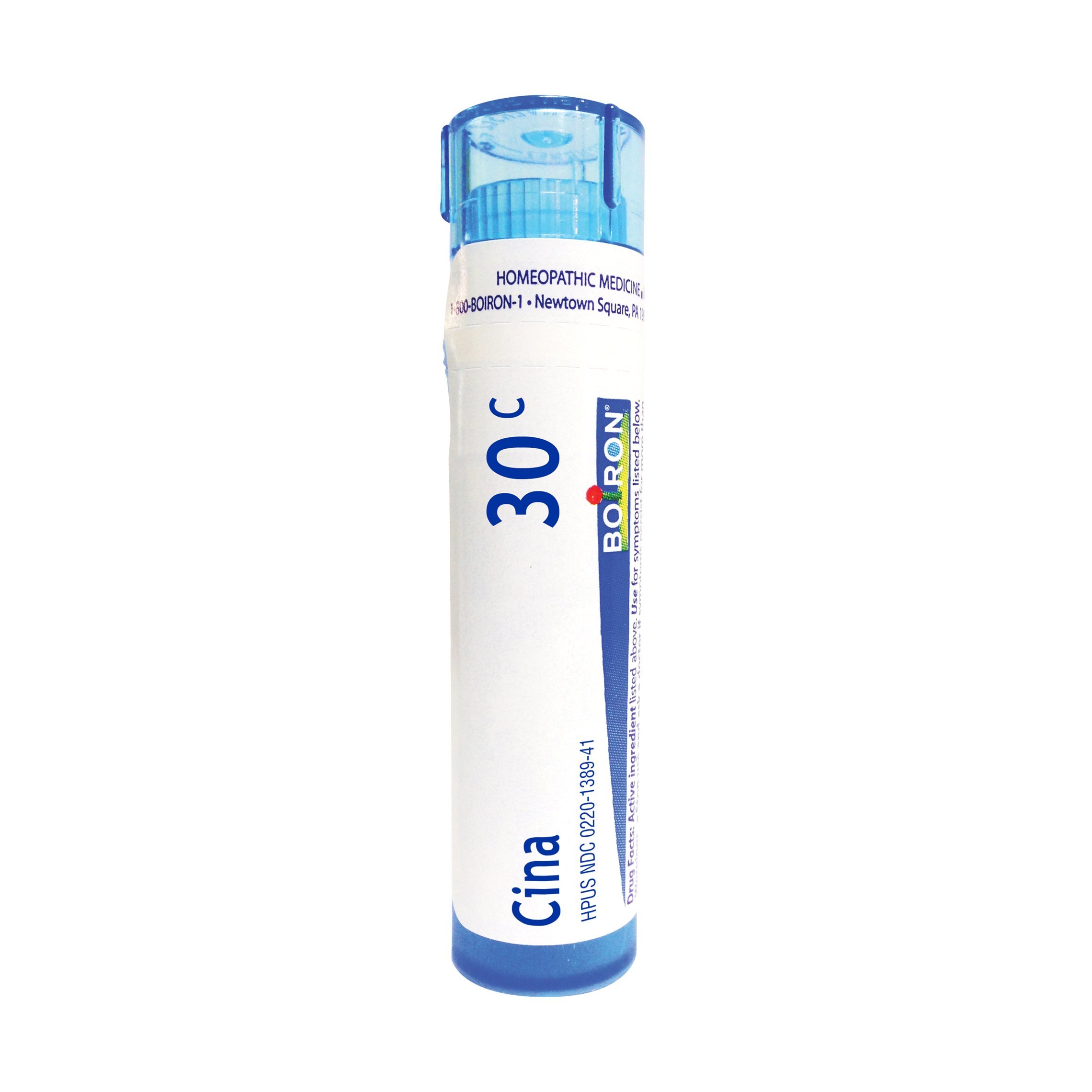 Boiron Cina 30C Homeopathic Medicine for Nervousness, Irritability, & Sleeplessness in Children - 80 Pellets