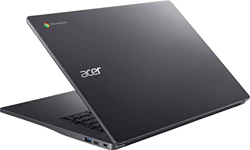 Acer 2023 Flagship Chromebook Light Laptop, 17.3" FHD IPS Touchscreen, 4-Core Intel Pentium N6000 (Upto 3.3GHz), 8GB RAM, 64GB eMMC, HD Webcam, WiFi 6, 10+ Hour Battery, Chrome OS+HubxcelAccessory