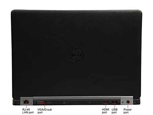 Dell Latitude E5470 14 inches HD Laptop, Core i5-6200U 2.3GHz, 16GB, 480GB Solid State Drive , Windows 10 Pro 64Bit (Renewed)