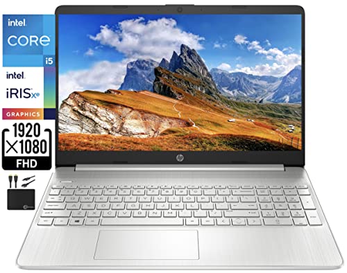 HP 2023 Newest 15.6ââŹâ˘Ă˘âŹâ˘ FHD Screen Laptop, Quad Core Intel i5-1135G7 (Beat i7-1065G7,Upto 4.2GHz), Iris Xe Graphics, 8GB RAM, 256GB SSD, HD Webcam, WiFi 6, 9+ Hours Battery, Winows 11+ Accessories