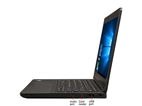 Dell Latitude E5470 14 inches HD Laptop, Core i5-6200U 2.3GHz, 16GB, 480GB Solid State Drive , Windows 10 Pro 64Bit (Renewed)