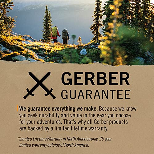 Gerber Gear 22-41830N EAB Pocket Knife and Money Clip, EDC Gear, Fixed Blade Knife, Stainless Steel