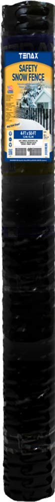 Tenax Safety Snow Fence 4-ft x 50-ft Black