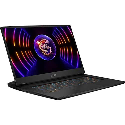 MSI Titan 17.3" 144Hz 4K UHD IPS Gaming Laptop (Intel i9-13980HX 24-Core, 128GB DDR5, 8TB PCIe SSD, GeForce RTX 4090, RGB Backlit KYB, FP, WiFi 6E, BT 5.3, Win11Pro) w/Dockztorm Hub