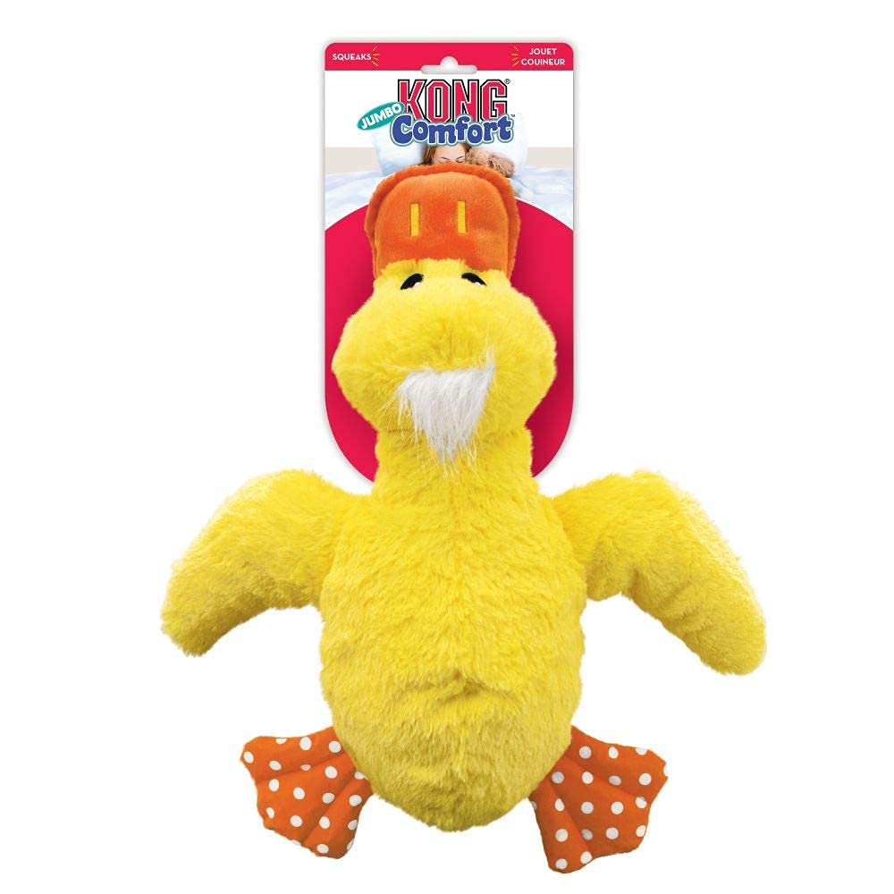 KONG Company 38748523: Comfort Duck Jumbo Dog Toy, XL, for All Breed Sizes
