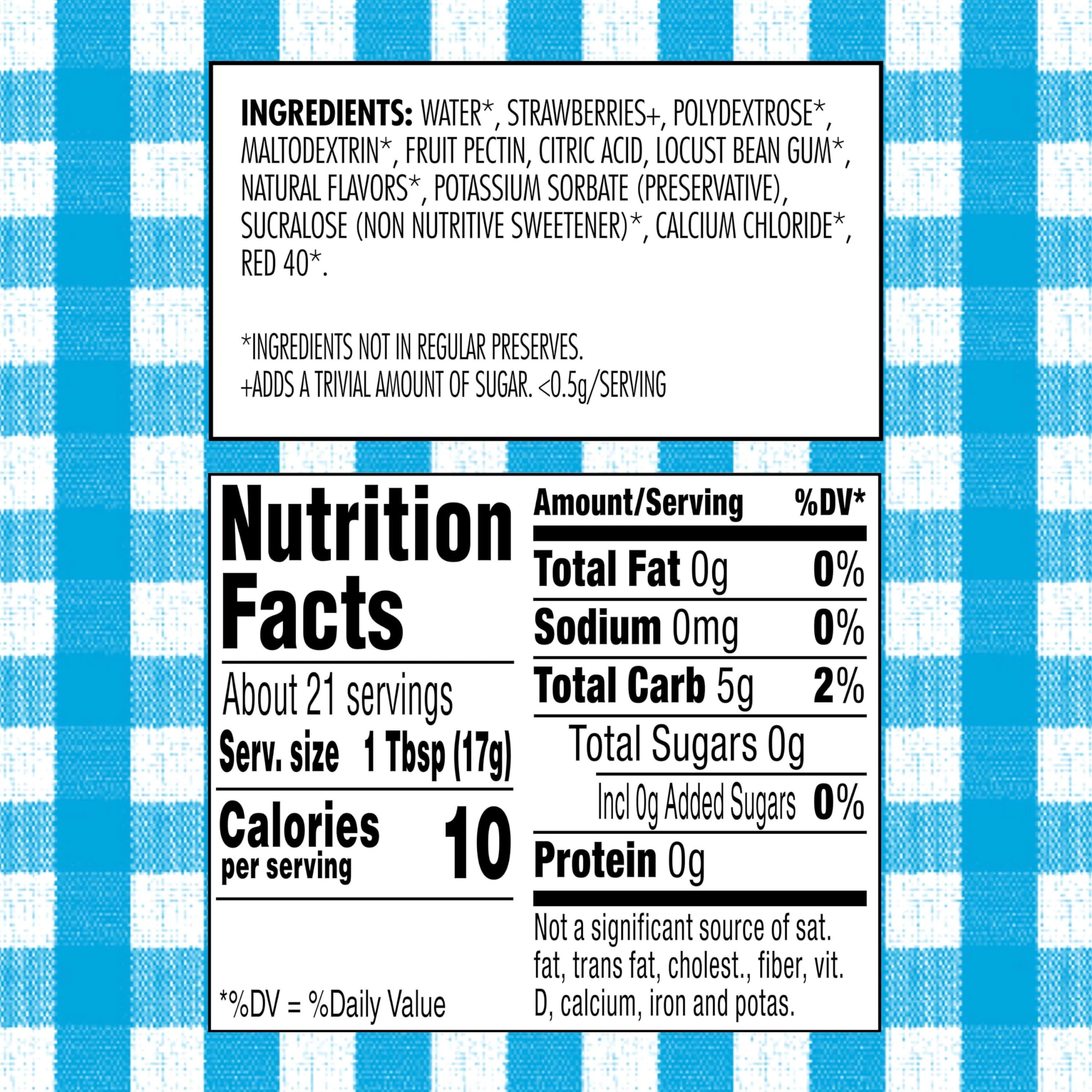 Smucker's Sugar Free Strawberry Preserves, 12.75 Ounces