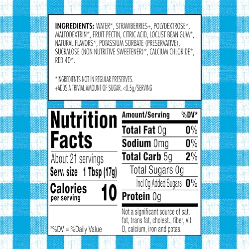 Smucker's Sugar Free Strawberry Preserves, 12.75 Ounces