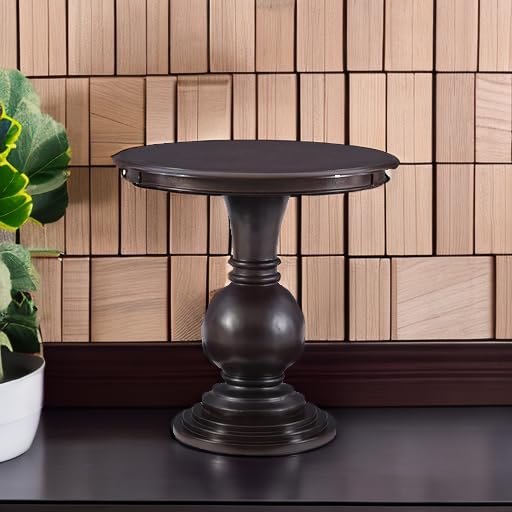 Powell 809-350 Espresso Round Accent Table 26"L x 26"W x 26"H