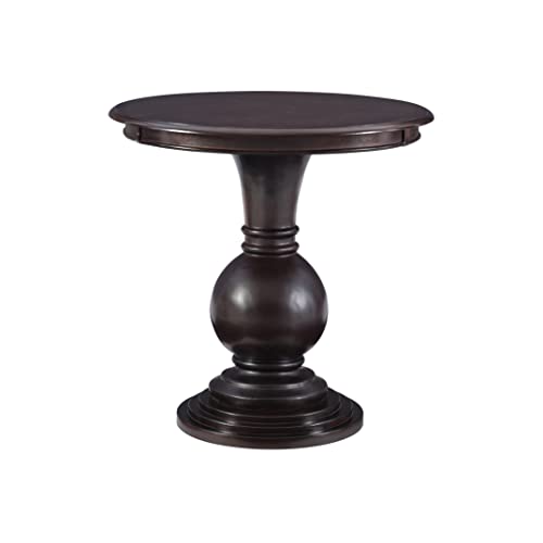 Powell 809-350 Espresso Round Accent Table 26"L x 26"W x 26"H